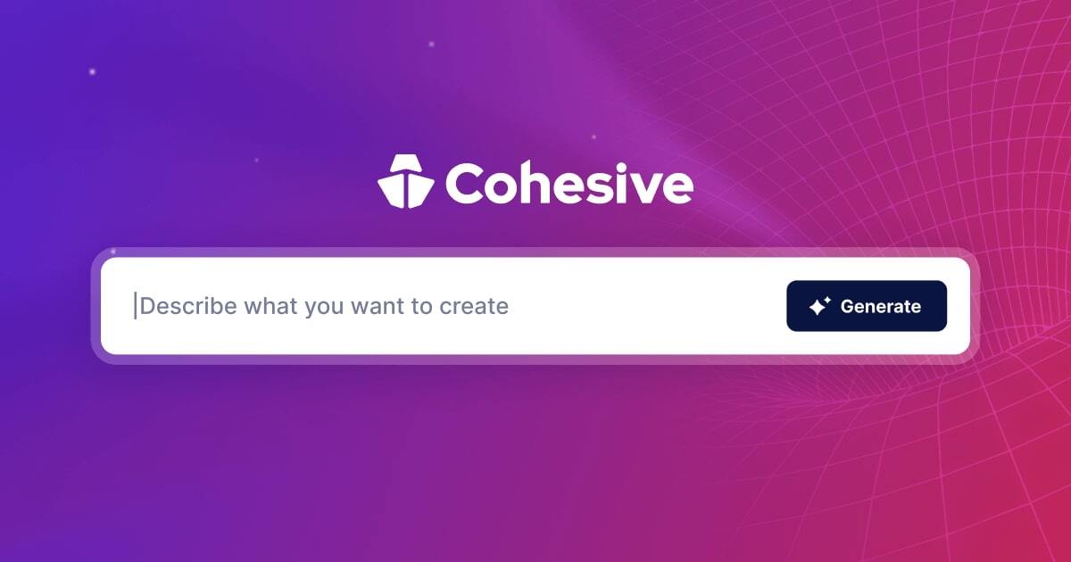 Crea Contenido Mágico con el Editor de IA más Poderoso: Cohesive ...