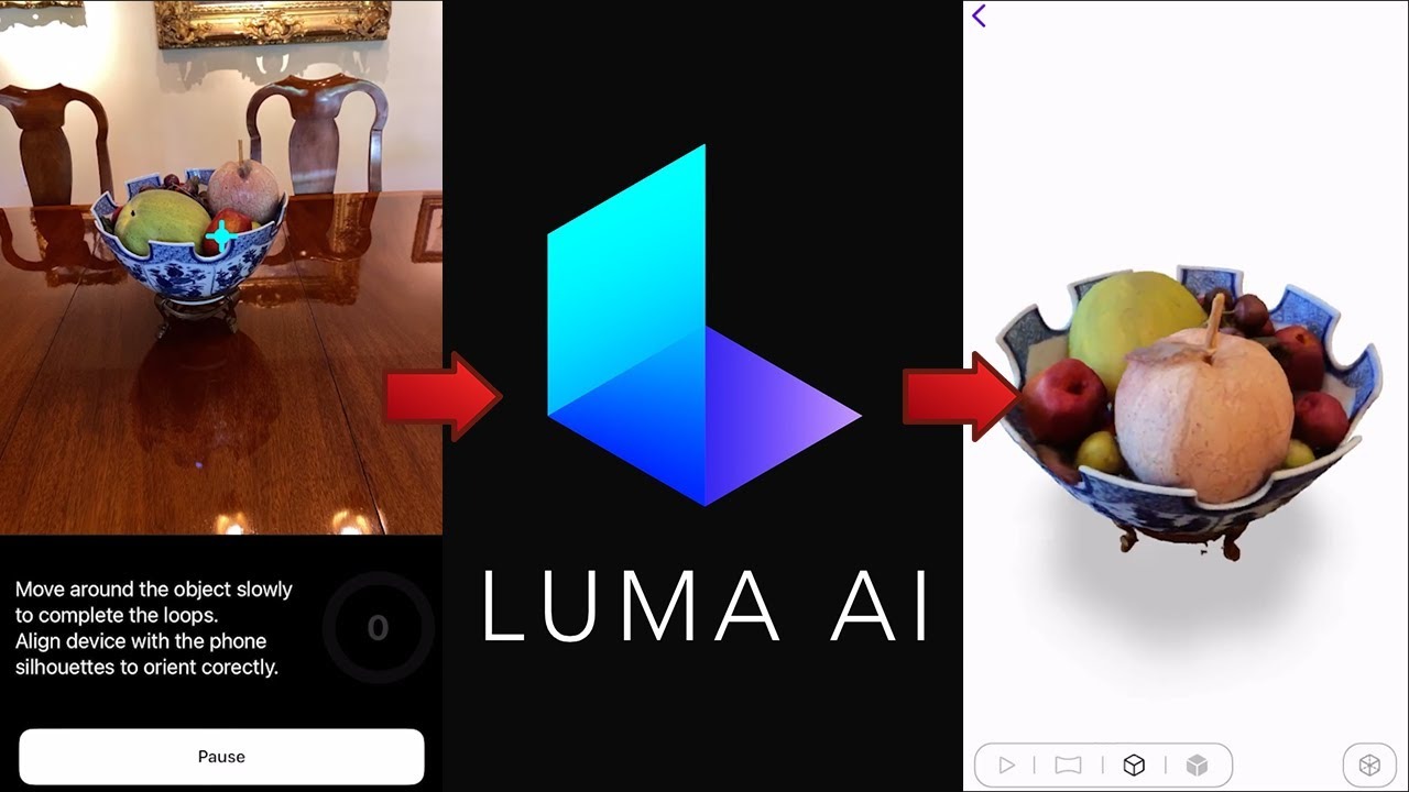 La app Luma AI es una herramienta que utiliza la tecnología Nerf para ...