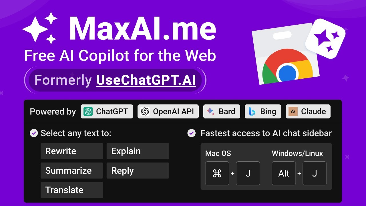 MaxAI.me: Tu Copiloto AI Gratuito para Navegar en la Web - IABOXTOOL