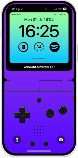 Gameboy Wallpaper iPhone - Purple MOD Version - IABOXTOOL
