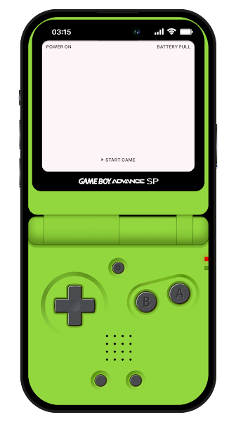HD Game Boy Advance SP Wallpaper Verde Limón - IABOXTOOL