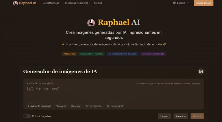 Raphael AI: ¡Crea IA imágenes gratis! - IABOXTOOL