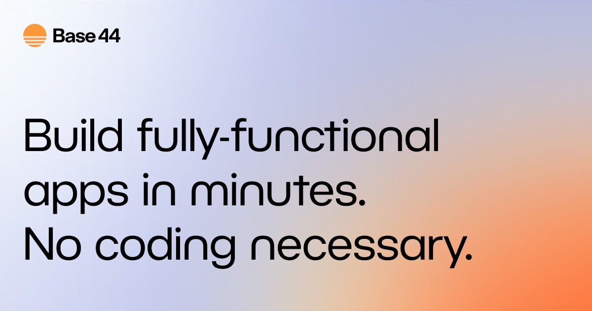 Base44: crea aplicaciones completas con inteligencia artificial, sin ...